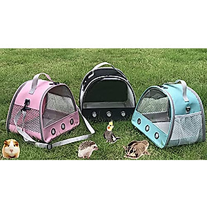 Guinea Pig Carrier, Small Animal Bird Rabbit Turtle Carrier Bag, African Hedgehog Portable Travel Carrier Outdoor Hangbag, Bird Rabbit Guinea Pig Squirrel Carrier