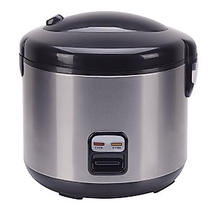 10 Cups Rice Cooker with Stainless Body