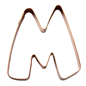 The Letter M Copper Alphabet Cookie Cutter