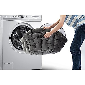 Medium Dog Bed,Comfy Pet Bed for Dogs & Cats, Luxury Wide Side, Comfortable and Breathable Dog Pet Sofa Bed, Rectangle Thick Durable and Washable, Grey