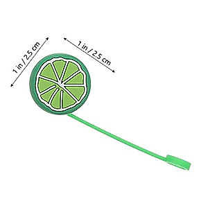 VALICLUD 10pcs Fruit Straw Cap Straw Accessories Straw Toppers for Tumblers Straw Mouth Tips Reusable Straw Tips Covers Juice Hat Straws for Kids Straw Covers Cap Cartoon Child Drinks Pvc