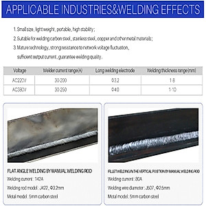 Dual Voltage 220V 380V ARC MMA ELectric Welding Machine IGBT Inverter Welder Single Phase Two Phase 30-280A (Color : PackageA)