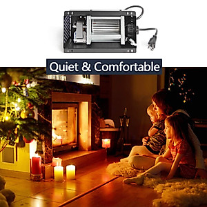 Hongso Speed Variable S31105 Blower Fan 110V ~ 120V for GHP Group, Monessen/Majestic (MHSC Brands), Majestic Dutchwest Windsor, CFM US Century Plate Steel Freestanding Wood Stove Fireplace