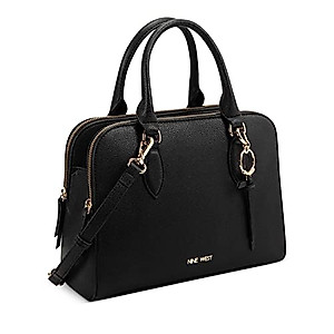 NINE WEST CYRA Satchel, Black
