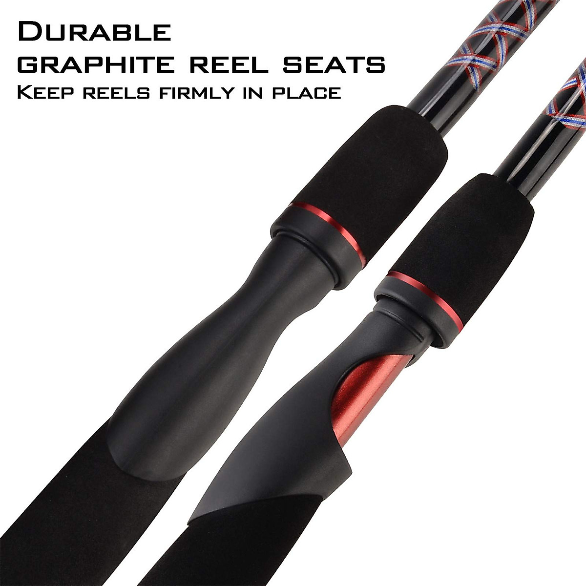 KastKing Brutus Fishing Rods, Spinning Rod 6ft 6in-Medium - Fast-4pcs