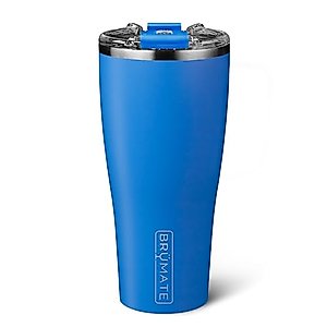 BrüMate Nav XL 32oz 100% Leak Proof Insulated Travel Tumbler with Magnetic BevLock™ Lid - Double Wall Cup-Holder Friendly Stainless Steel Mug (Azure)