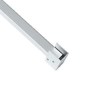 Baomain Patio Door Security Bar Fits 28" to 48" Wide Door Works on Double Hung & Sliding Window (Silver)