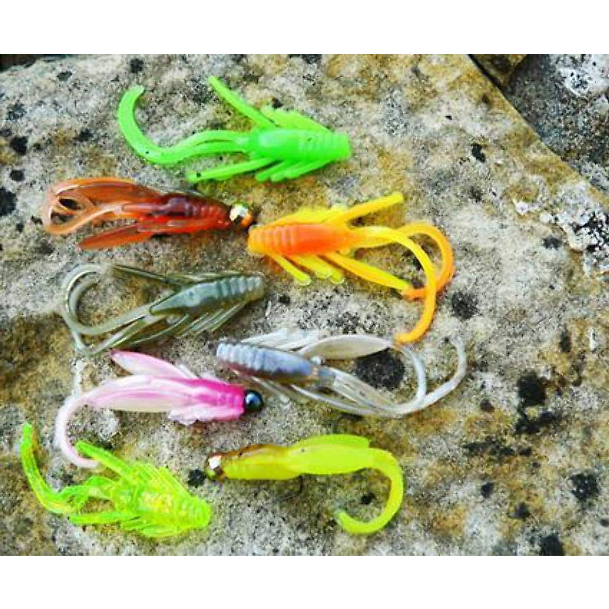 Berkley PowerBait Power Nymph Pearl Olive Shad ,1" (12 Count)