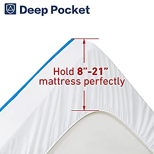 CYMULA Mattress Topper Queen: 3D Pillow Top Mattress Topper Queen Size Bed Soft Mattress Topper 8-21 inch Deep (60 * 80 inch)