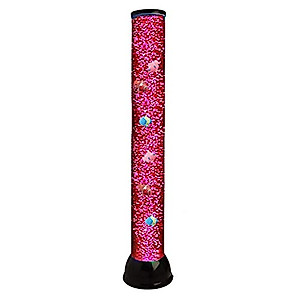 Lightahead Extra Large 32 Inches LED Fantasy Bubble Fish Tube Fake Aquarium with 7 Color Light Effects & Remote Control. The Ultimate Sensory Lamp.