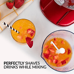 Nostalgia Retro 40-Ounce Beverage Station, 40 oz, Red