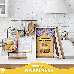 IKEDAS Retirement Gift for Woman, Cookbook Stand, Women Gift Ideas Cookbook Holder, Relaxation Gifts for Women, Recipe Book Stand, Cook Book Stand for Kitchen Counter, Thoughtful Gifts for Women