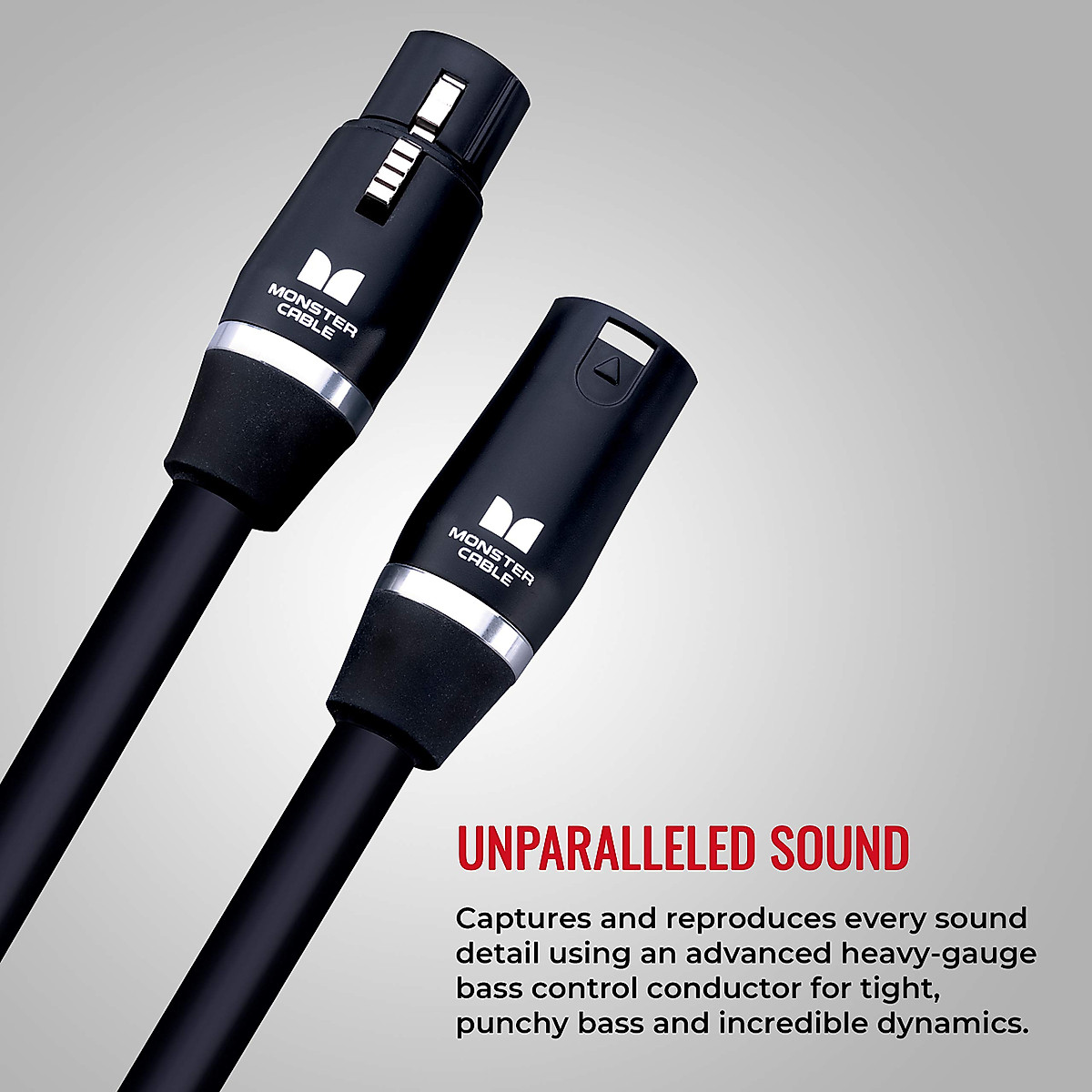 Monster Prolink Studio Pro 2000 Microphone Cable: 10ft. Cable, Gold Contact XLRs