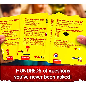SUSSED The Wacky ‘What Would You Do?’ Social Card Game - Kids Stocking Stuffer & Family Travel Game - Fun & Easy to Play - All Ages 6 and Up - Hello Yellow Deck
