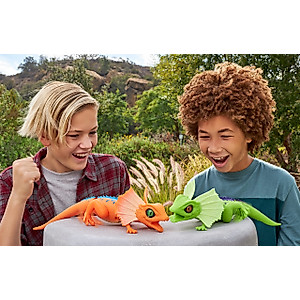 Robo Alive Frilled Neck Lizard Robotic Pet Figure [Green]