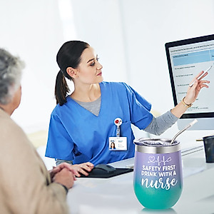 Nurse Gifts for Women,Nurse Appreciation Week Gifts,Nurse Graduation,Birthday,Nurse Christmas Gifts,Nursing Gifts for New Nurses,Nurse Practitioner LPN/RN Gifts,12 oz Tumbler Set for Nurses