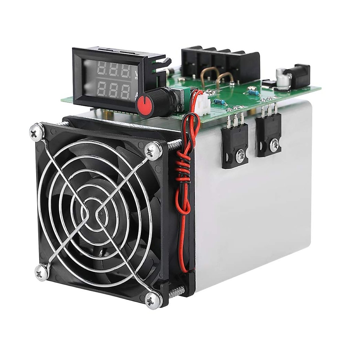 Electronic Load Tester, DC12V 0-20A 250W Battery Capacity Current Tester Discharge Monitor Module for Testing Discharge Board Burn-in Module