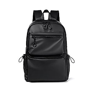 DEARART Travel Laptop Backpack, College School Computer Bag, Durable & Water Resistant & Lots Pockets Backpacks For Men Women, Fits 15 inch Notebook, Black Book bag