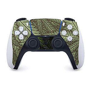 ITS A Skin Skins Compatible with Sony Playstation 5 Console Disc Edition - Protective Decal Overlay Stickers wrap Cover - gonja Leaves Pot Weed