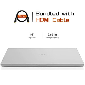 LG Gram Ultra-Lightweight Laptop, Evo i7-1165G7, 16" WQXGA (2560 x 1600) IPS 16:10 Display, DCI-P3 99%, 22 Hr Battery Life, Wi-Fi 6, Thunderbolt 4, Free Upto Win 11 (16GB RAM | 512GB SSD)