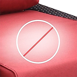 ONLY COVER, Outdoor Recliner Chair Replacement Cushion Cover, Patio Furniture Chair Sofa Washable Cushion Deep Seat Covers, UV Protected, Fade Protected and Water Spill Repellet