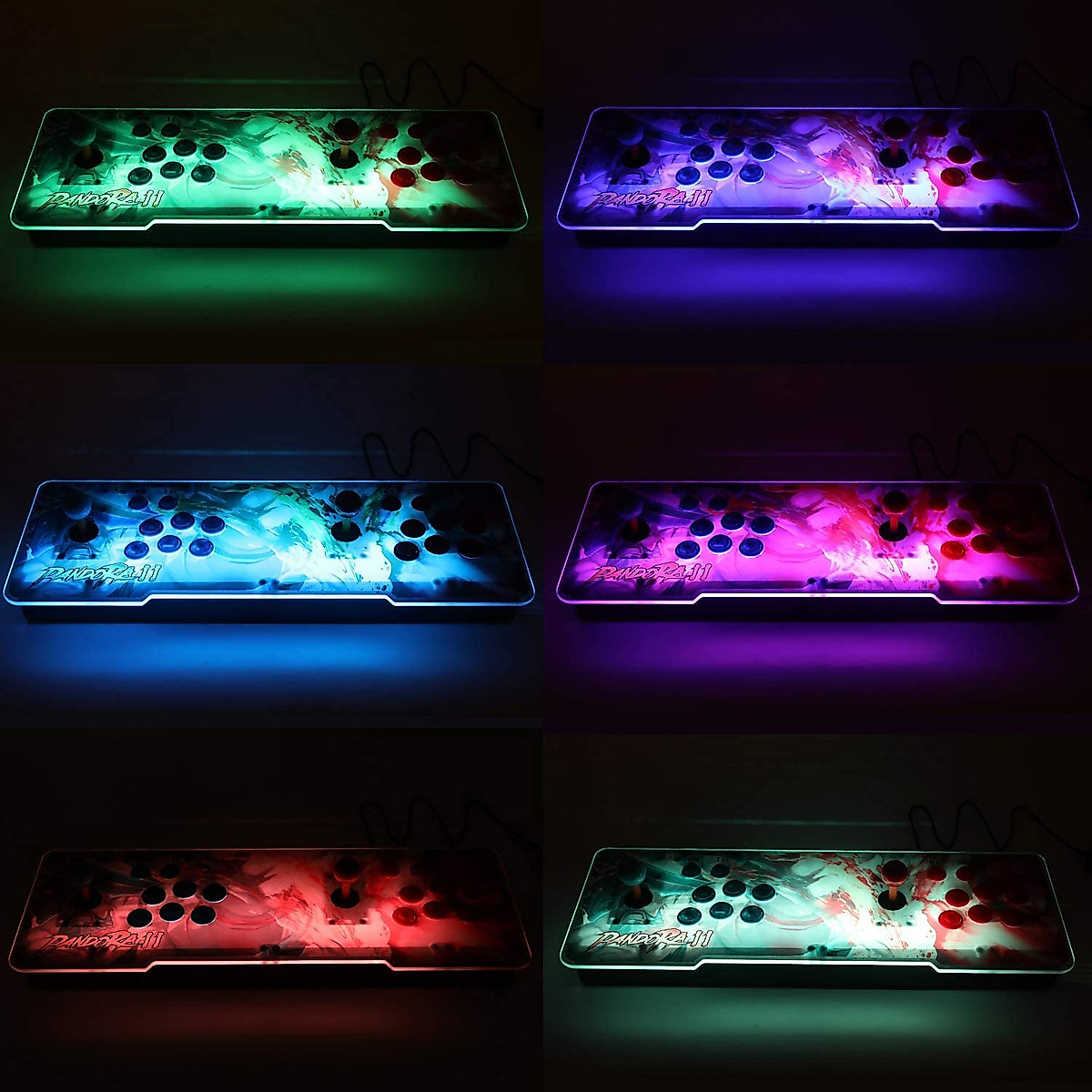 【30000 Games in 1】 Arcade Game Console ,Pandora Treasure 3D Double Stick,30000 Classic Arcade Game,Search Games, Support 3D Games,Favorite List, 4 Players Online Game,1280X720 Full HD Video Game
