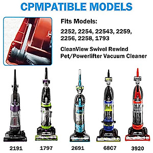 Vacuum Belt Replacement for Bissell Cleanview Swivel Pet Upright Bagless/Powerlifter Vacuum Cleaner, fits Model: 2252, 2254, 22543, 2258,2259, 2260,2316, 2739, 1793, Parts # 3031120, 32074