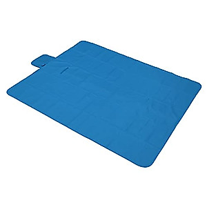 PATIKIL 71" x 59" Outdoor Picnic Blanket, Waterproof Foldable Beach Mat for Hiking, Camping, Park, Garden, Blue