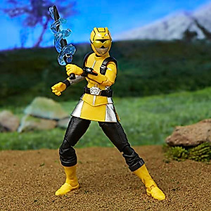 Power Rangers Lightning Collection Beast Morphers Yellow Ranger 6-inch Scale Action Figure, Toys and Action Figures for Kids Ages 4 and Up
