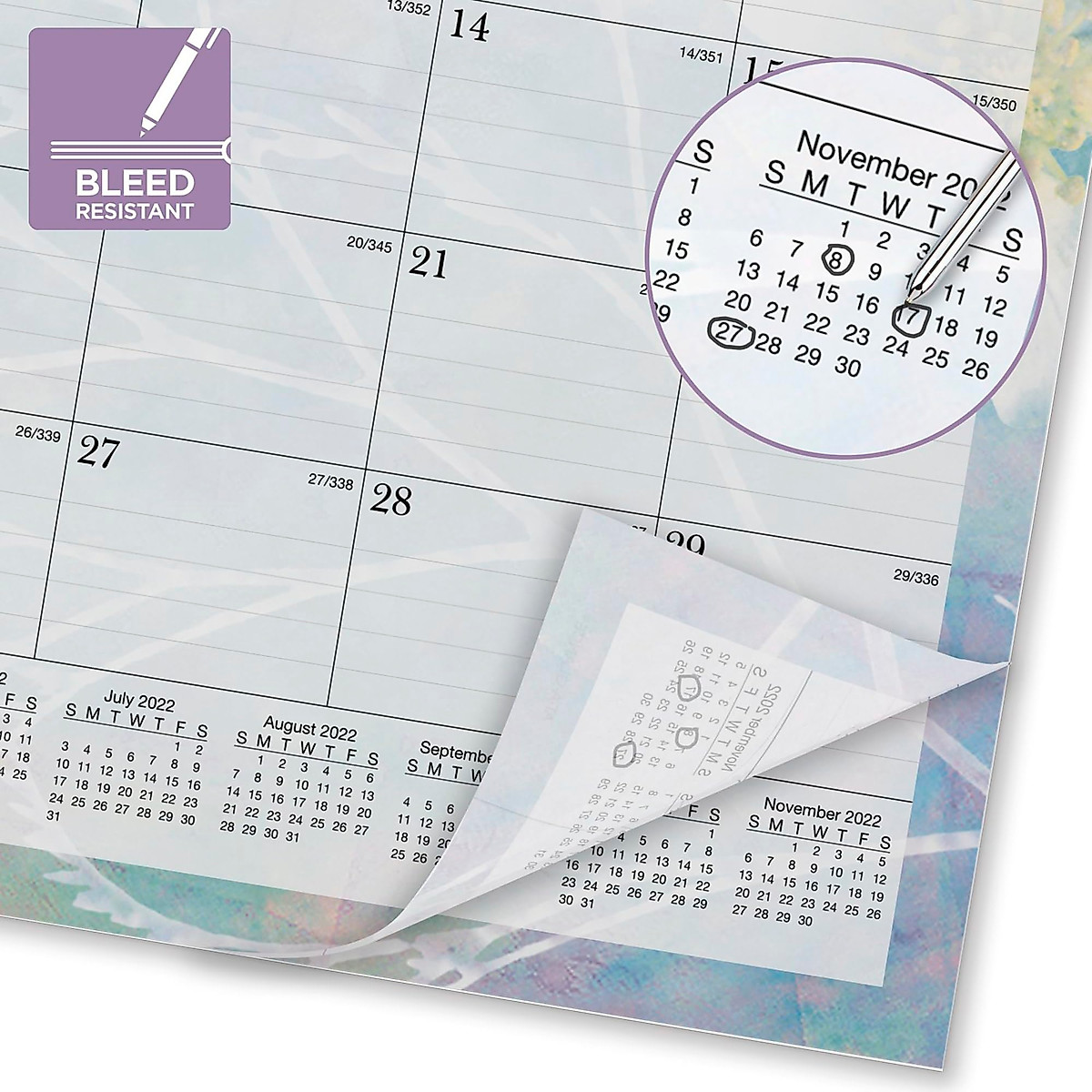 2022 Wall Calendar by AT-A-GLANCE, 14 7/8 in. X 11 7/8, Medium, Monthly, Dreams (PM83-707)