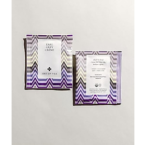 Art of Tea | Organic Earl Grey Crème Tea| 50 Eco Friendly Pyramid Tea Bag Sachets