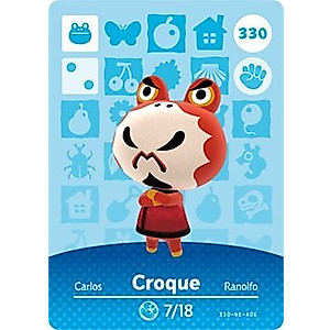 Croque - Nintendo Animal Crossing Happy Home Designer Series 4 Amiibo Card - 330
