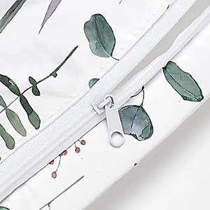 zcyxuuw Wet Bag, Wet Dry Bag, Wet Bag for Swimsuit, Travel, Beach, Pool, Diapers, Dirty Yoga Gym Clothes, Makeup Bag, Waterproof Reusable Home Sweet Home Eucalyptus Leaf