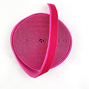 Worlds Fuchsia Velvet Ribbon 5 Yards 5/8"Inch(16mm)