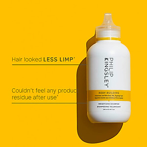 PHILIP KINGSLEY Body Building Volumizing Shampoo for Fine Hair, Women and Men, with Keratin, Volumizer Thickening Volume Hair Products, 8.5 oz
