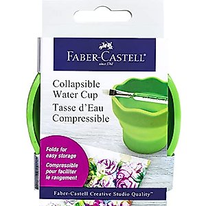 Faber-Castell Collapsible Water Cup - Reusable Water Cup for Mixed Media and Painting