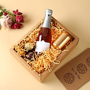 Cgzwxjin Light Pink Crinkle Cut Paper Shred Filler (1/2 LB)，Crinkle Paper for Gift Box, Shredded Paper Filler, Gift Basket Filler,Gift Wrapping