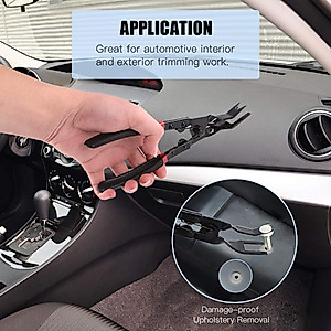 Glarks Universal Auto Door Car Upholstery Trim Clip Removal Plier Tool Door Panel Trim Clip Removal Tool Plier for Car Door Panel