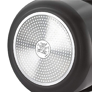 Prestige Clip On Hard Anodised Aluminum Pressure Cooker with Glass Lid, 5 Litres