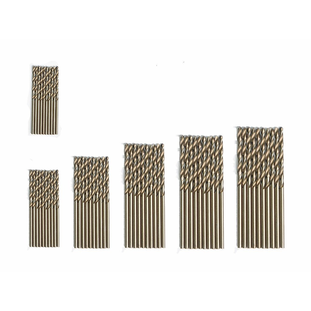 60PCS, (1/16"-9/64"), M35 Cobalt Drill Bits