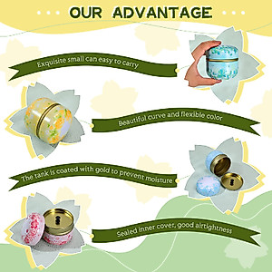 Zopeal Powder Case Puff Kit Powder Puff Case for Body Cosmetic Container Dusting Soft for Baby and Women Travel Home Face Body Box(8 Pcs)