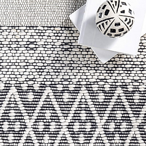 nuLOOM Esther Hand Loomed Textured Wool Tassel Area Rug, 8x10, Grey