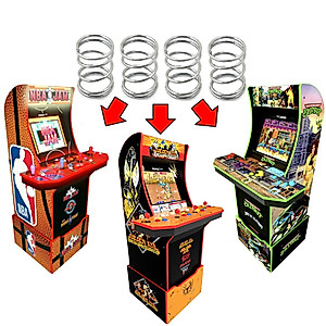 Alvatron Set of 4 Joystick 6lb Tension Springs for Arcade1up, AtGames Legends Ultimate Arcade, Pandora's Box, Sanwa JLF