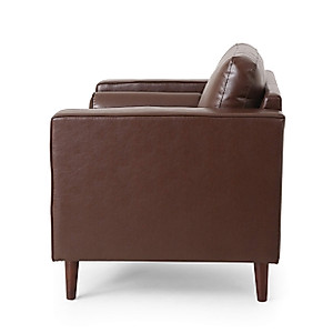 Christopher Knight Home Malinta Club Chair, Dark Brown + Espresso