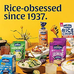 Lundberg Jasmine Rice, Long Grain White Rice - Non-Sticky, Fluffy Aromatic Rice, Sustainably Grown in California, Regenerative Organic Certified, 8 Oz