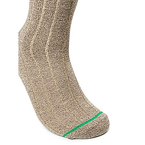 Insect Shield Lightweight and Comfy Traveler Sock with Built-In Bug Repellent, Khaki, Medium (Pack of 2)