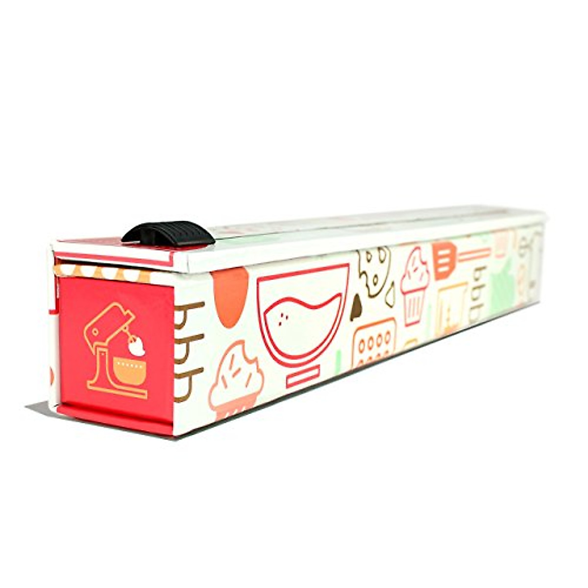 ChicWrap Baker's Tools Parchment Paper Dispenser - Includes 15"x 33" (42 Sq.Ft) Roll Unbleached Baking, Cooking & Culinary Paper - Reusable Dispenser w/Slide Cutter - Ideal Dispenser & Saves Money