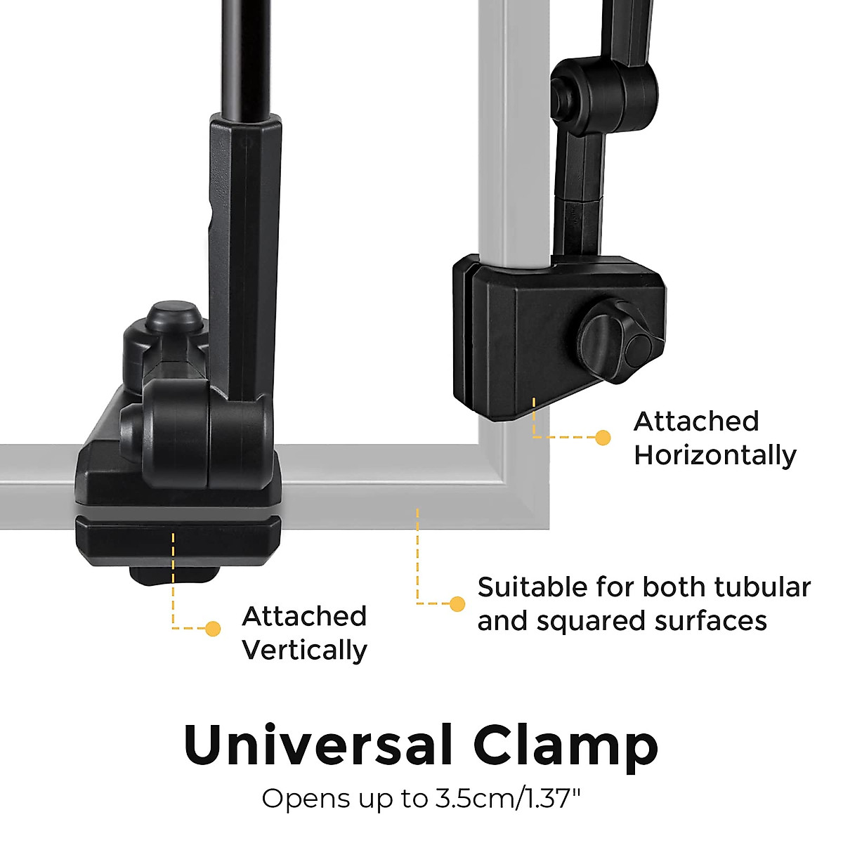 G4Free 2 Pack Height Adjustable Chair Umbrella with Universal Clamp for Beach Chair, Golf Cart, Wheelchair, Stroller, Wagon (Lake Blue & Deep Blue)