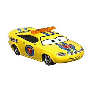 Disney Pixar Cars Charlie Checker 1:55 Scale Metal Car Piston Cup Pace Car