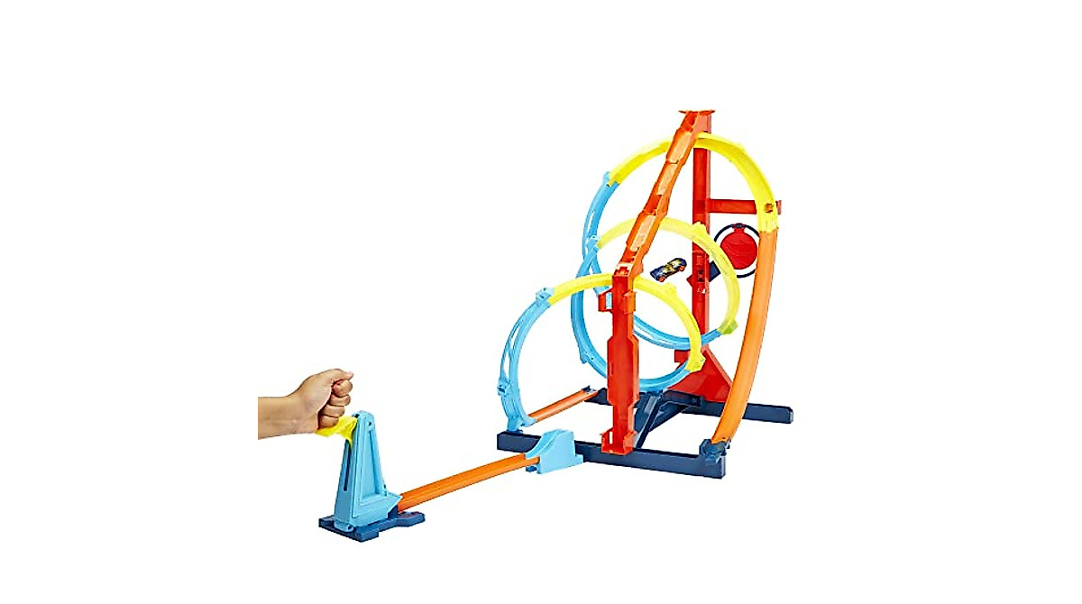 Hot Wheels Corkscrew Twist Playset - Build Your Track